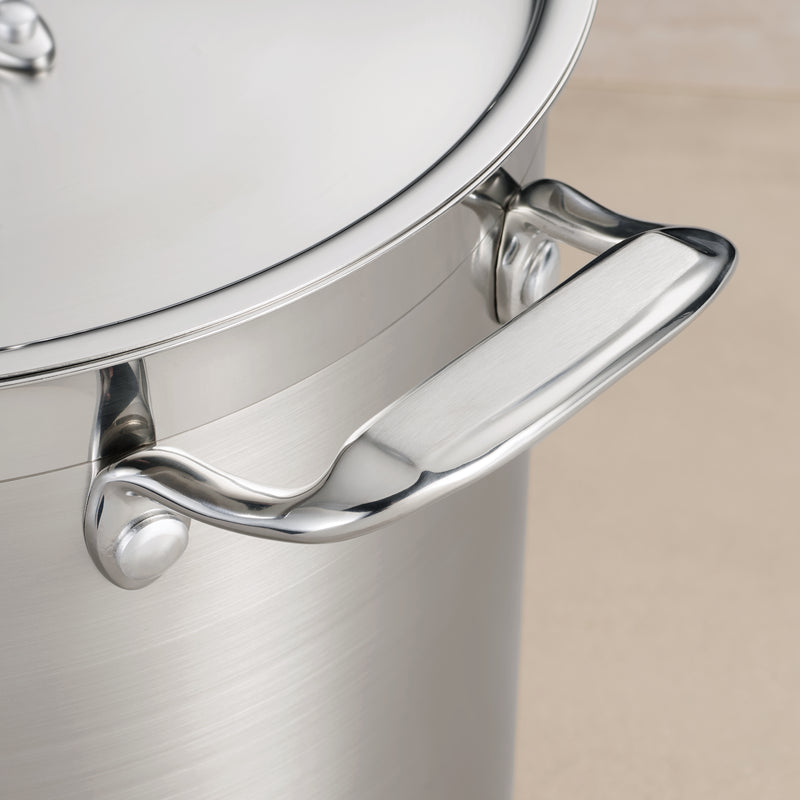 Stainless Steel Covered Stock Pot – Tramontina USA