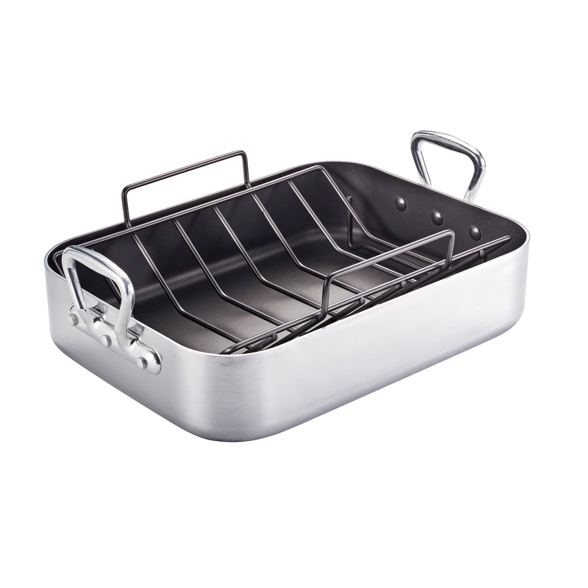 16 Inch Nonstick Roasting Pan with "V" Rack – Tramontina USA