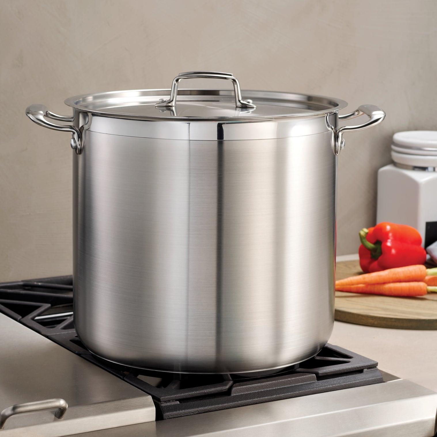 Stainless Steel Covered Stock Pot – Tramontina USA