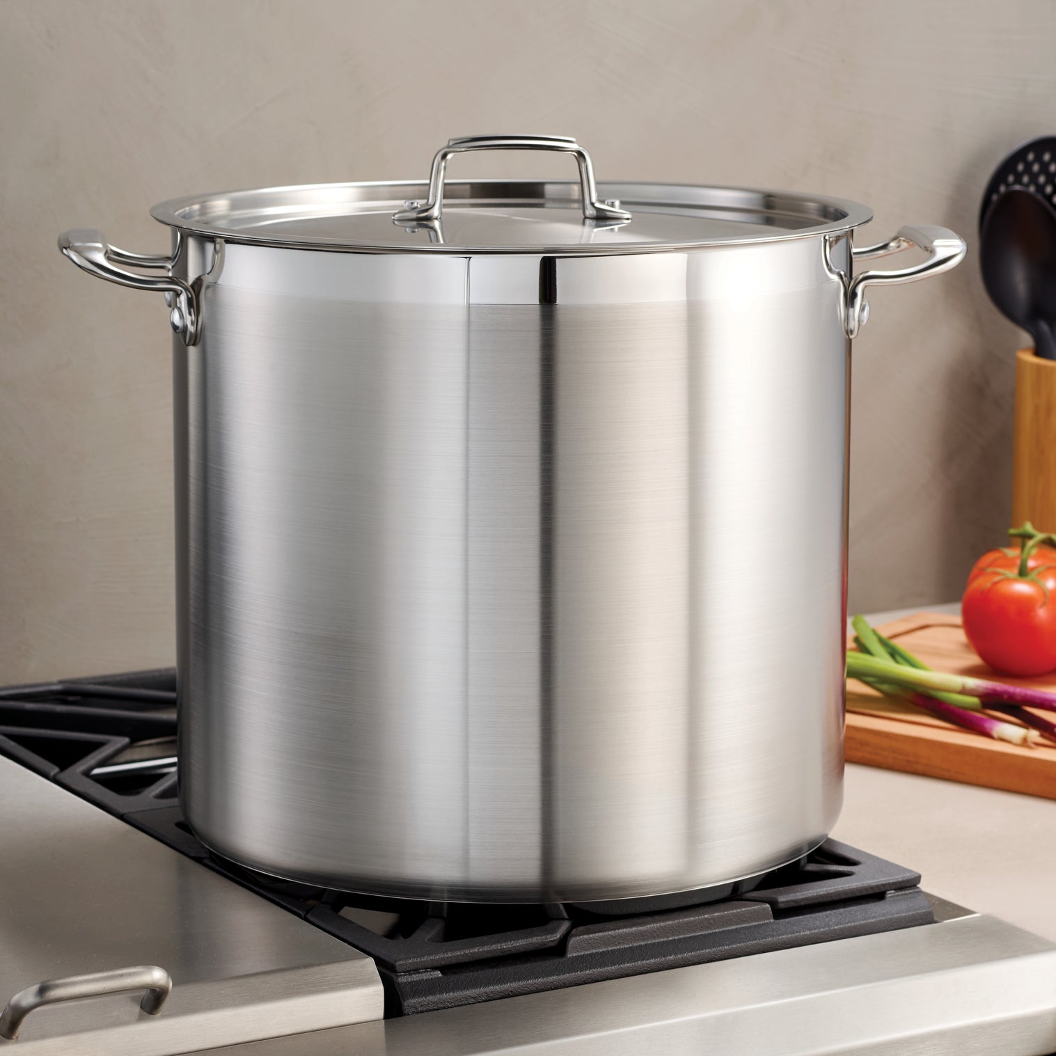 Stainless Steel Covered Stock Pot – Tramontina USA