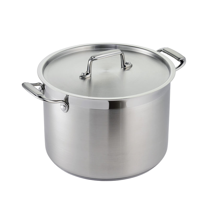 Stainless Steel Covered Stock Pot – Tramontina USA