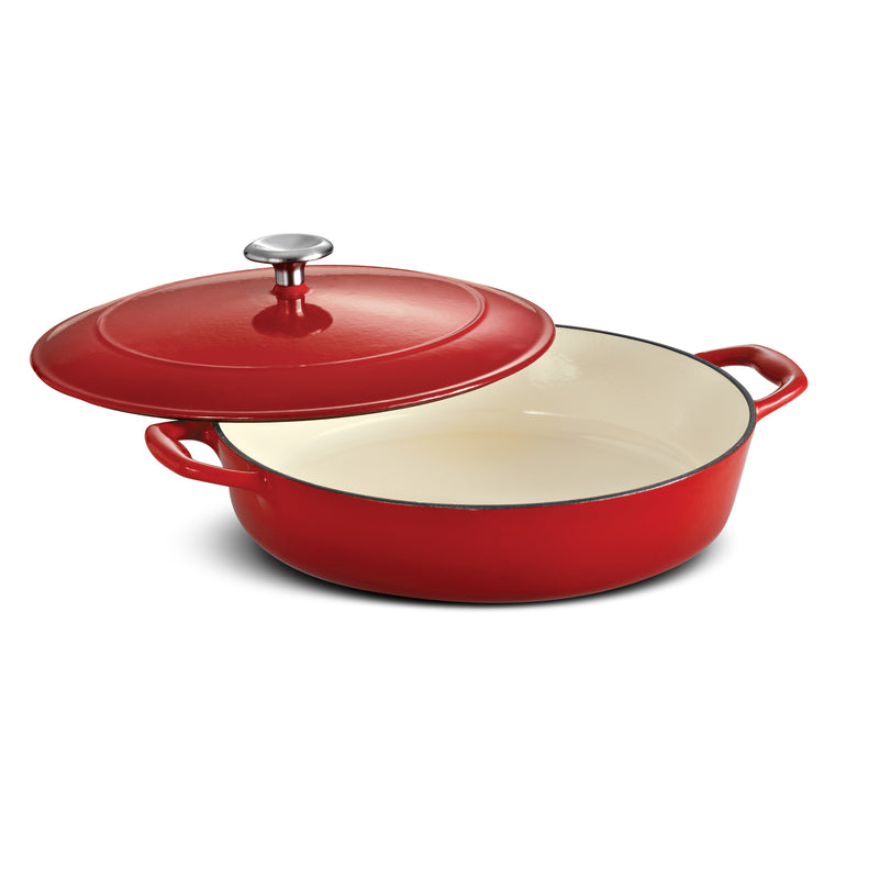 Bestow 4 Quart Enameled Cast-Iron Covered Braiser – Tramontina USA