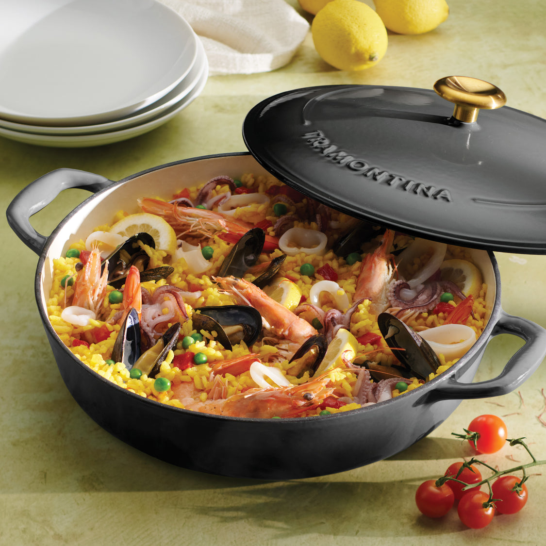 Bestow 4 Quart Enameled Cast-Iron Covered Braiser – Tramontina USA