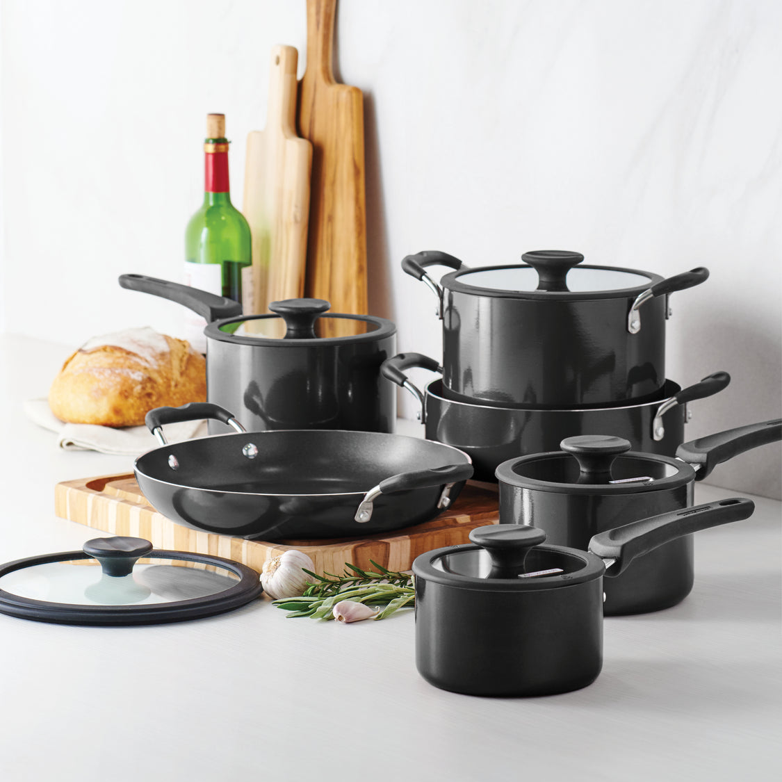 Nesting 11 Piece Nonstick Cookware Set – Tramontina USA