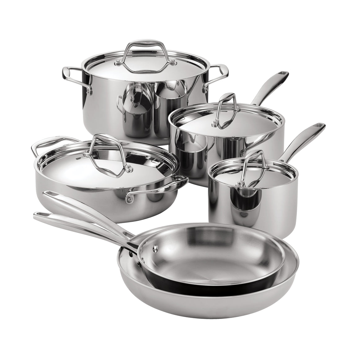 Signature Tri-Ply Clad Stainless Steel Cookware Set – Tramontina USA