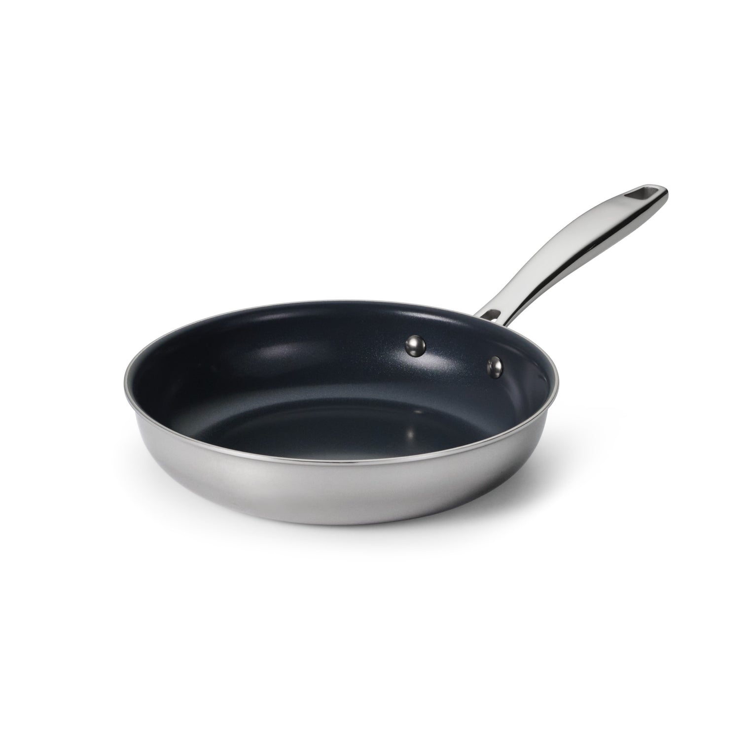 Tri-Ply Clad Stainless Steel Ceramic Nonstick Fry Pan – Tramontina USA