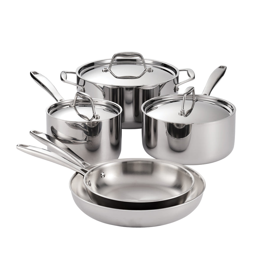 Signature Tri-Ply Clad Stainless Steel Cookware – Tramontina USA